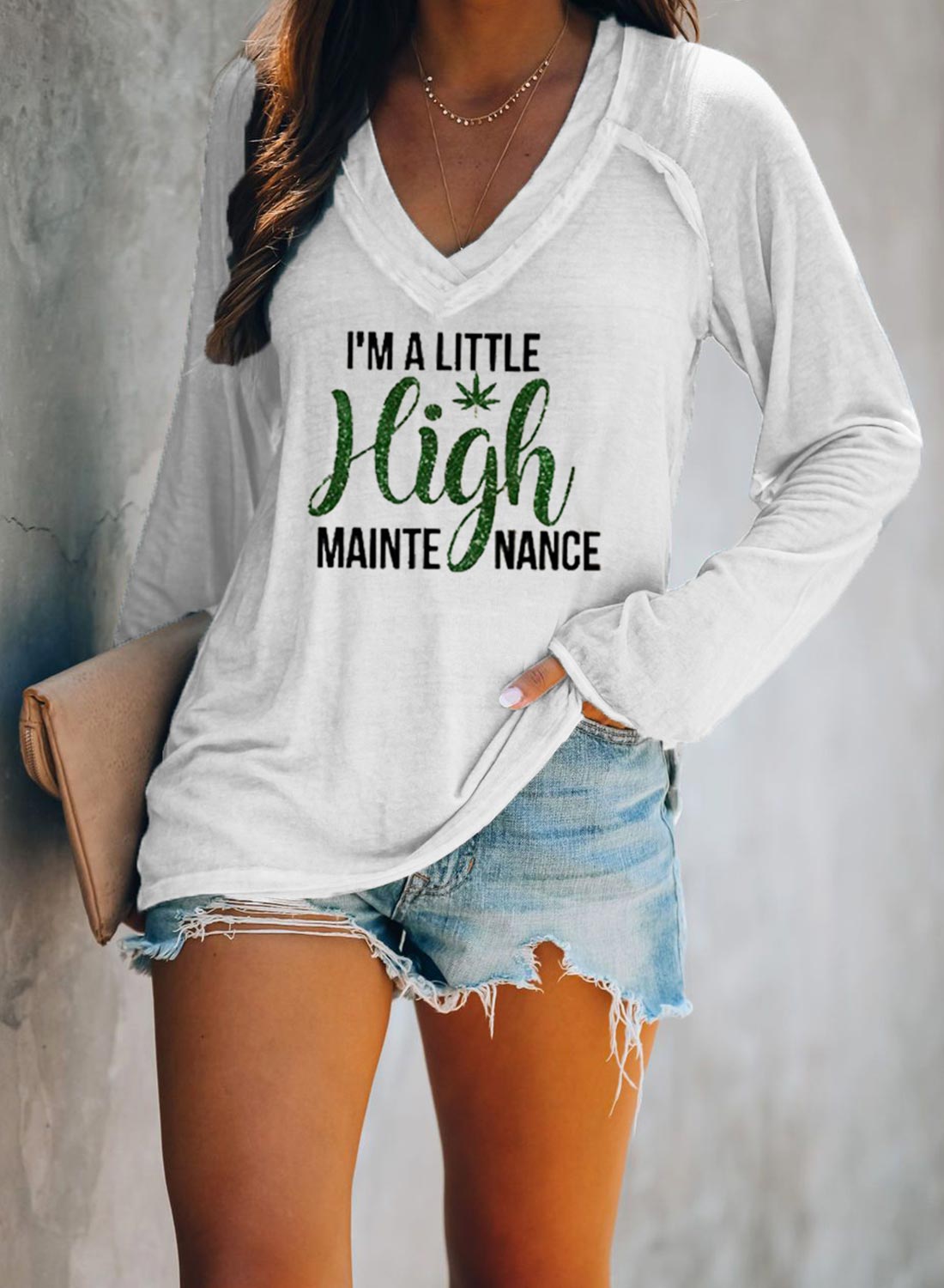 I’m A Little High Maintenance Long Sleeve Tee – byshoppy