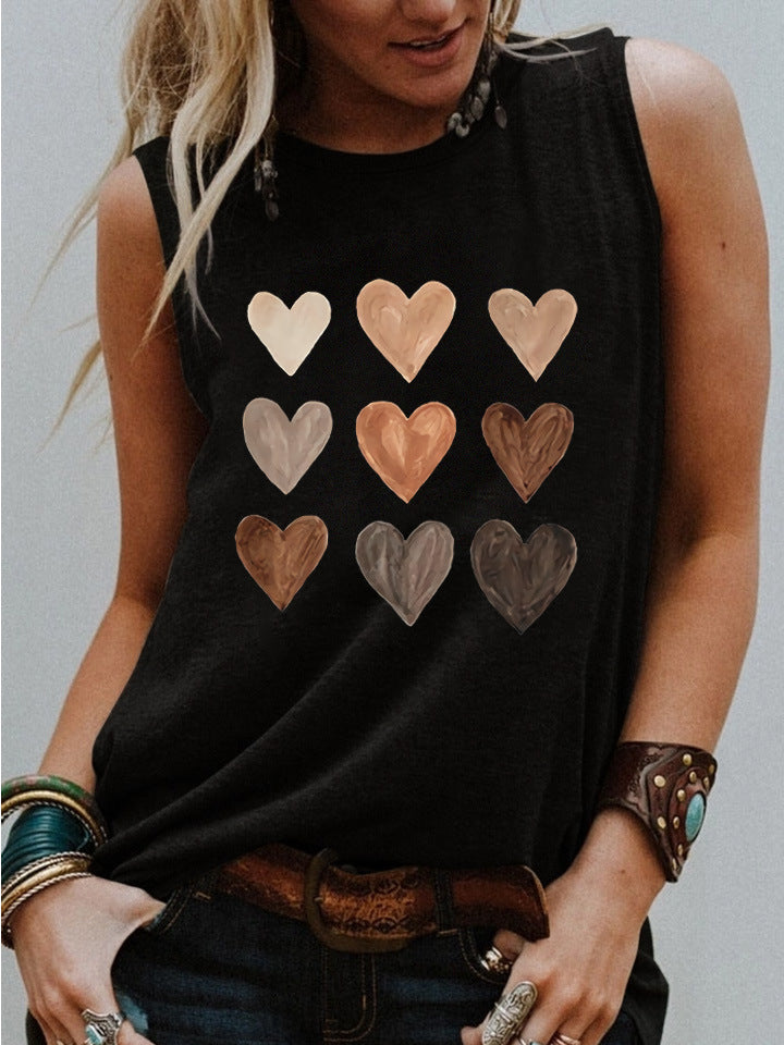 Women's Shirt Be Kind Heart Tank Top – byshoppy