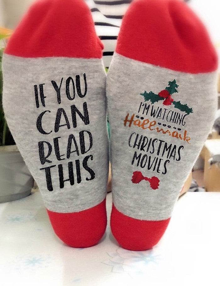 I'm Watching Hallmark Christmas Movies Socks – byshoppy