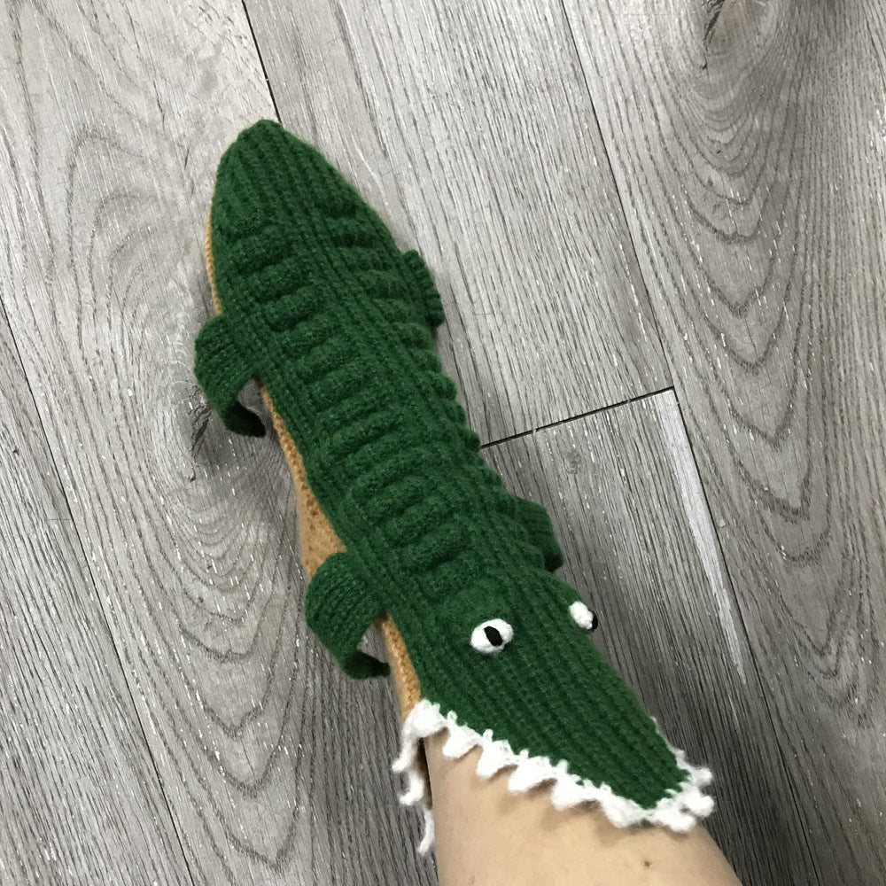 Christmas Cute & Funny Knit Crocodile Socks – byshoppy
