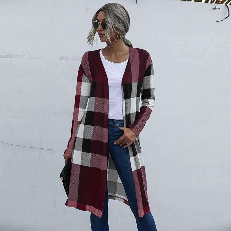 Women's Spring Plaid Jacket – byshoppy